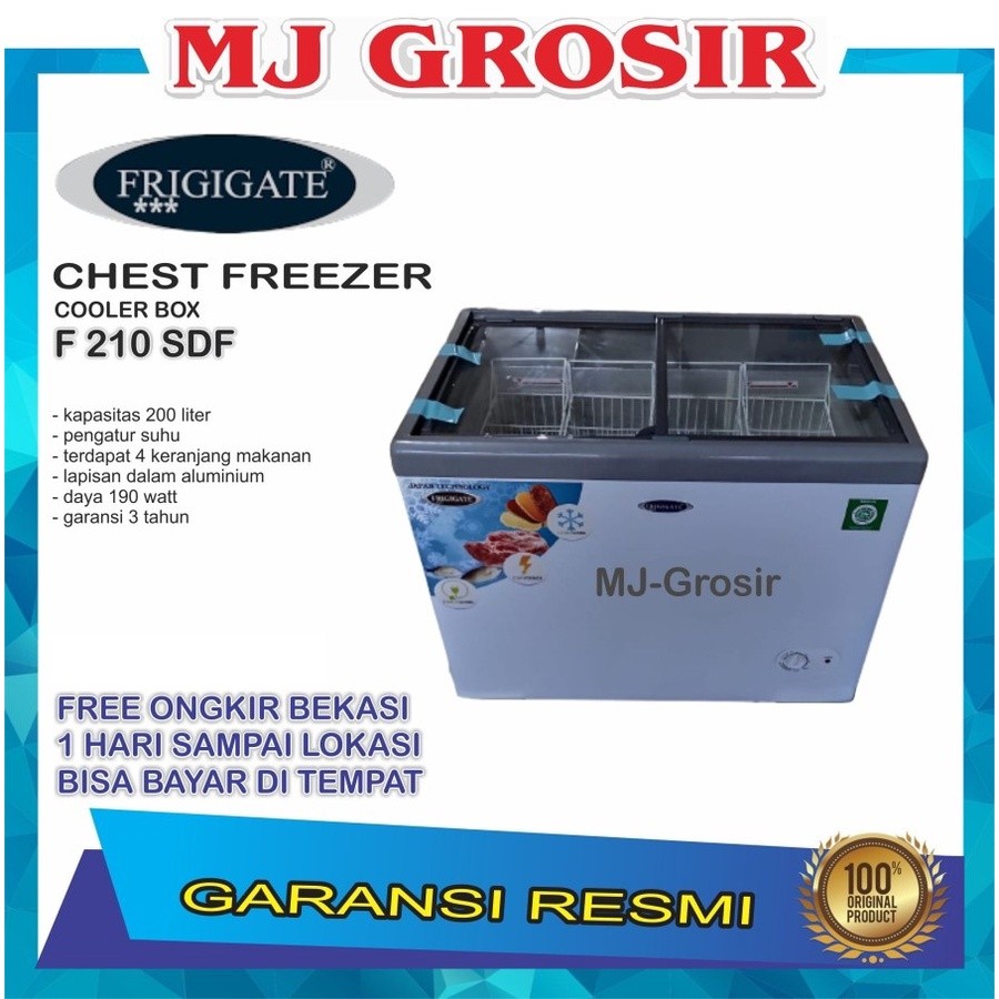 Jual FRIGIGATE CF 210 SDF CHEST FREEZER BOX 200 L LEMARI PEMBEKU 200 ...