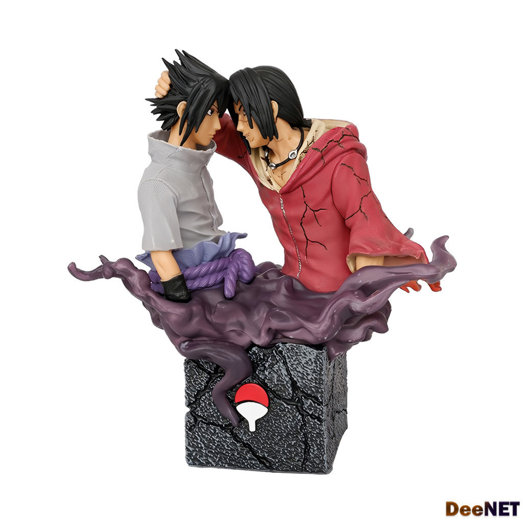 Jual Brotherhood Itachi and Sasuke Naruto Shippude 17cm Action Figure ...