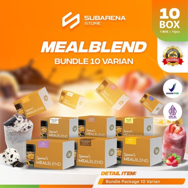 Jual [TRIAL SACHET] Multigrain Spencer's MealBlend - Meal Replacement ...