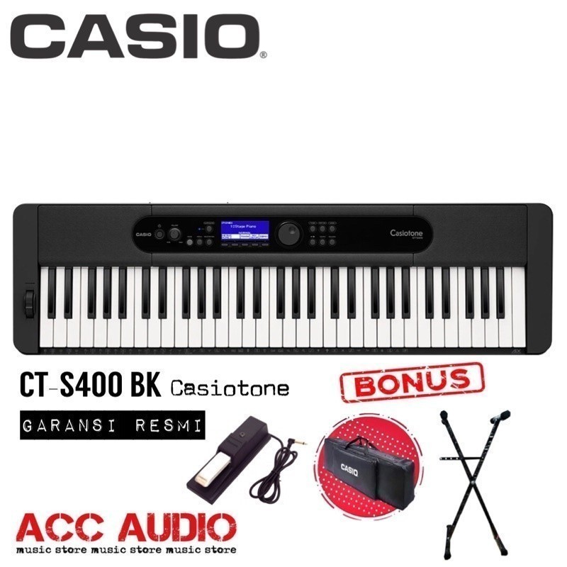 Jual Keyboard CASIO CTS400 / CT-S400 / CTS 400 Garansi Resmi 1 Tahun | Shopee Indonesia