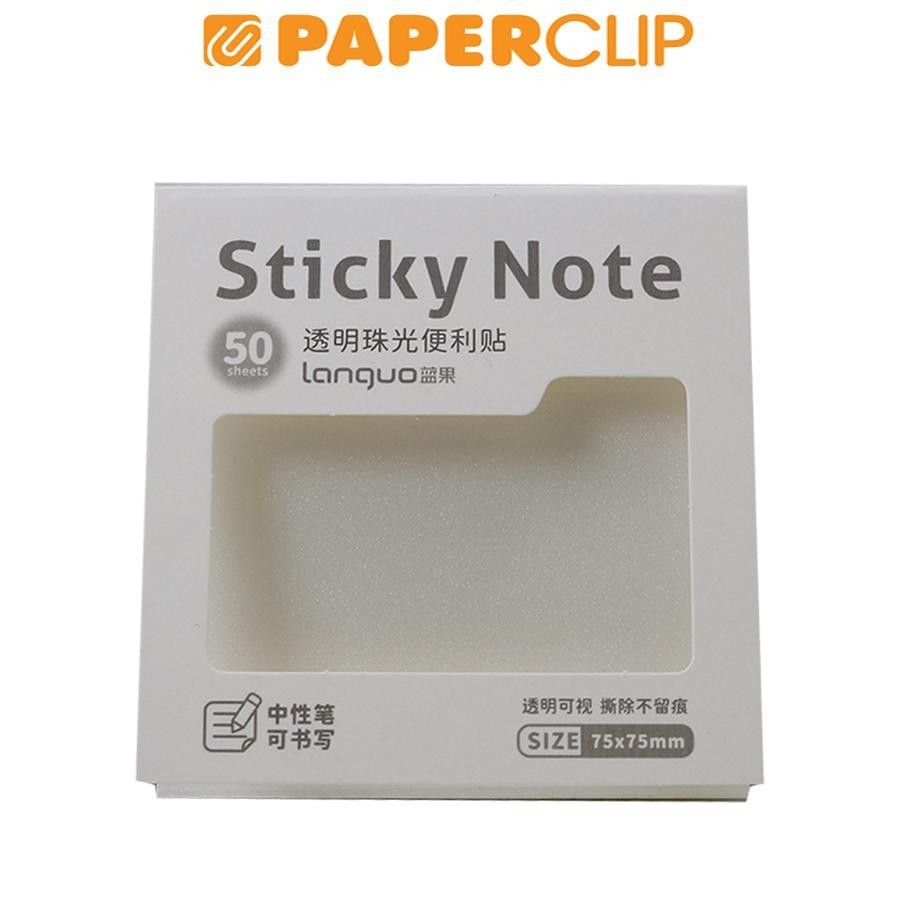 Jual STICKY NOTE LANGUO PEARLESCENT LG-71303-1 50S | Shopee Indonesia