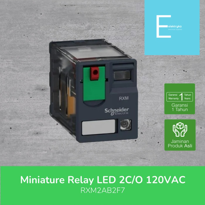 Jual Schneider Electric Zelio RXM Plug In Relay 120VAC 12A - RXM2AB2F7 ...