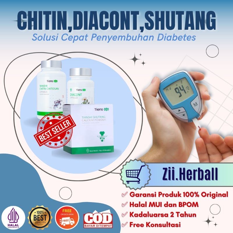Jual Shutang Calcium Diacont Obat Untuk Diabetes Kencing Manis | Shopee ...