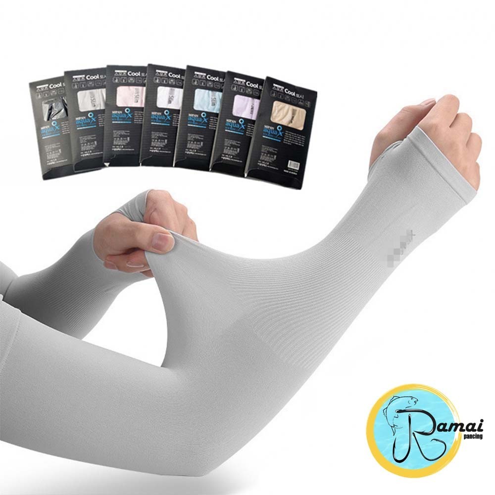Jual Manset Tangan Pria 1 Pasang Arm Sleeves Anti UV Matahari | Shopee ...