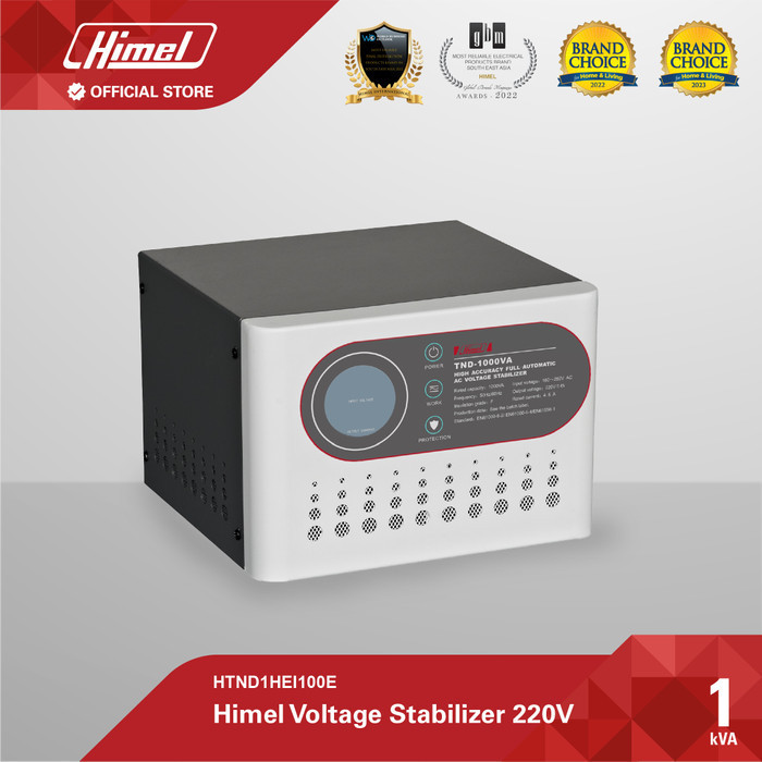 Jual Himel Voltage Stabilizer Stavolt 100-240 VAC 1 KVA - HTND1HEI100E | Shopee Indonesia