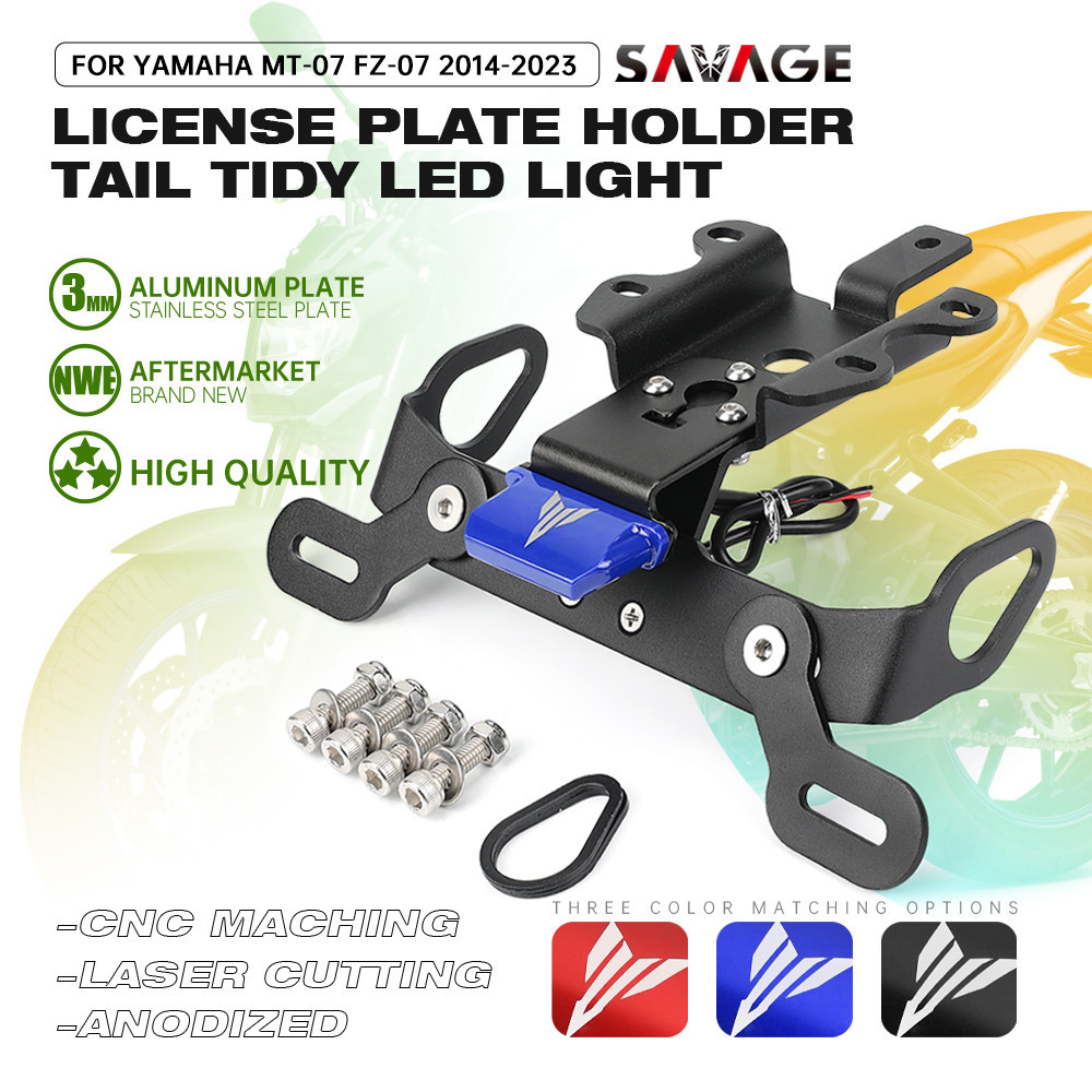 Jual MT07 License Plate Holder For YAMAHA MT-07 FZ-07 2014-2023 YZF R7 ...