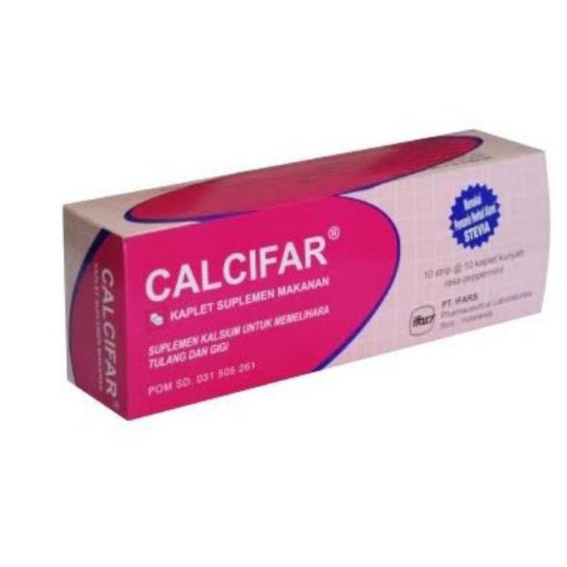 Jual Calcifar / 100 kaplet -- Calcium Lactate Kalsium Laktat Licokalk ...