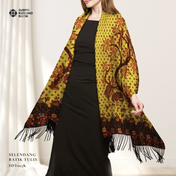 Jual Suryo Kusumo Batik - Kain Selendang Batik Tulis Sutra Atbm ...