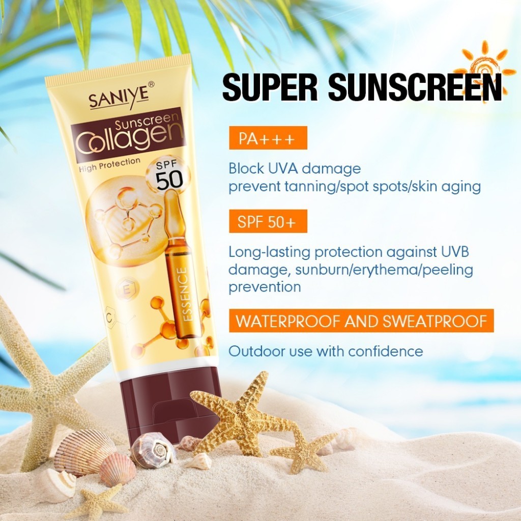 Jual Saniye Sunscreen Collagen spf50 | Shopee Indonesia