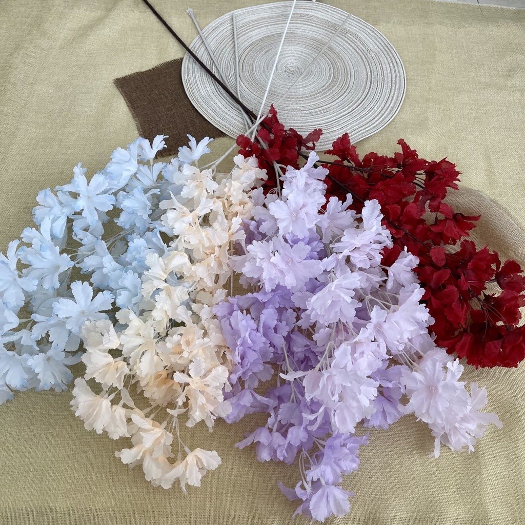 Jual Bunga Artificial Snow CherryBlossom 85CM | Shopee Indonesia