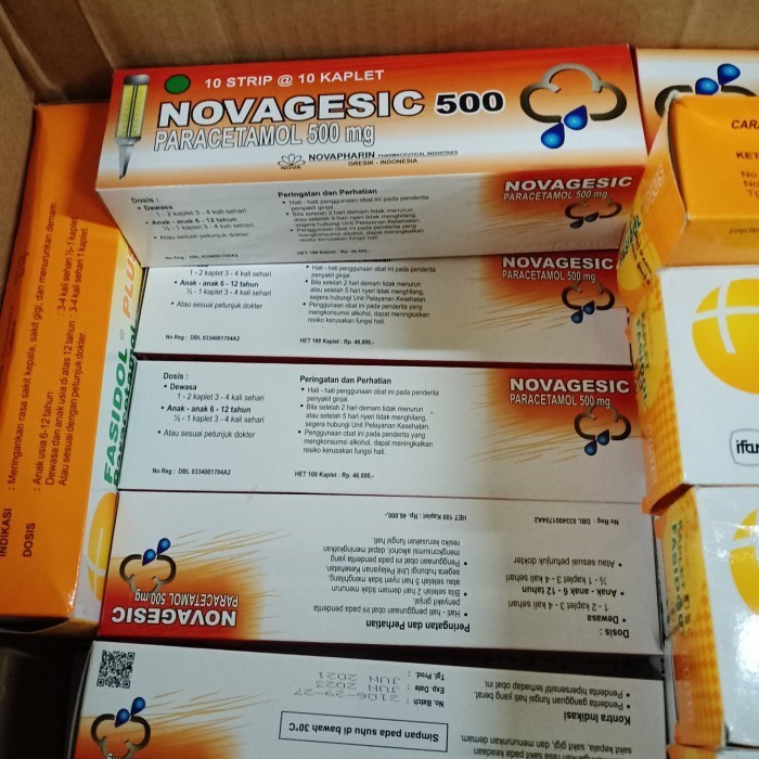 Jual NOVAGESIC 500 mg per box | Shopee Indonesia