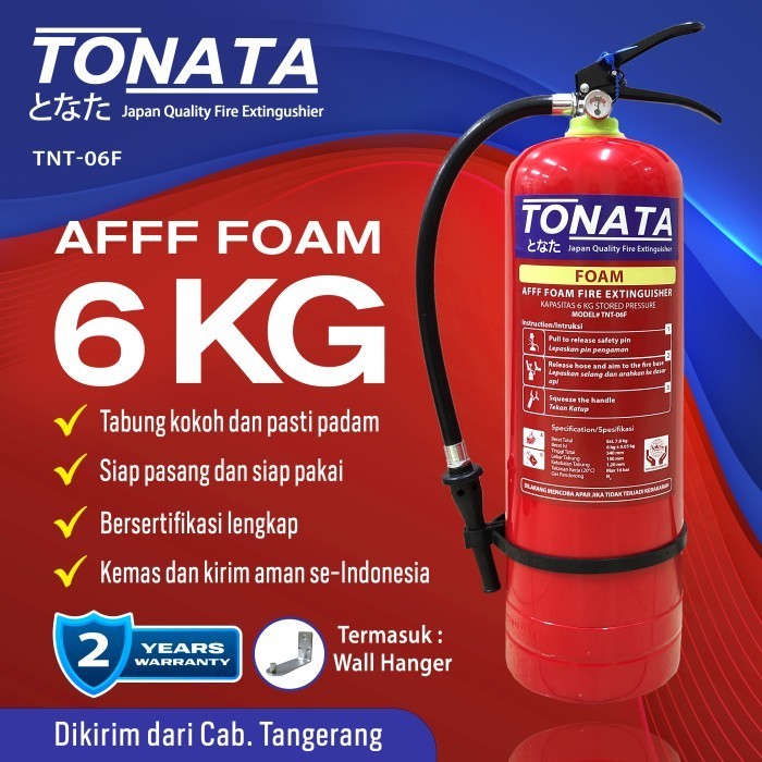 Jual APAR 6KG TONATA / FOAM 6 KG / Set Komplit | Shopee Indonesia