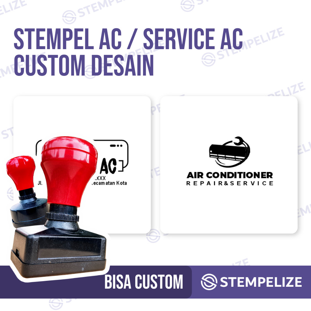 Jual Stempel AC / Service AC Custom Desain | Shopee Indonesia