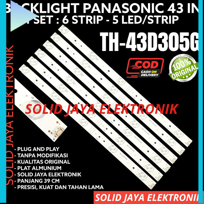 Jual BACKLIGHT TV LED PANASONIC 43 INC TH 43D305G TH-43D305G 43D305 LAMPU | Shopee Indonesia