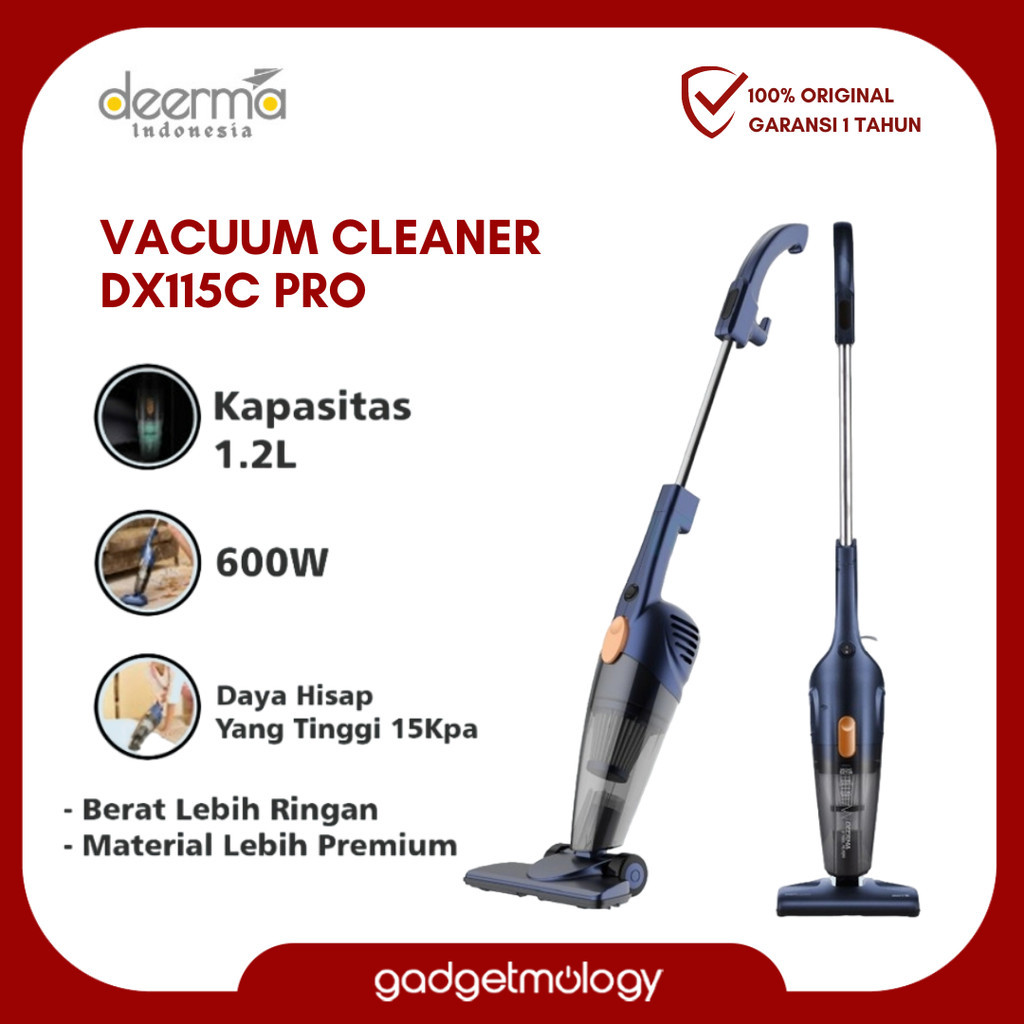 Jual Deerma DX115C PRO Vacuum Cleaner Penyedot Debu Handheld 2in1 ...