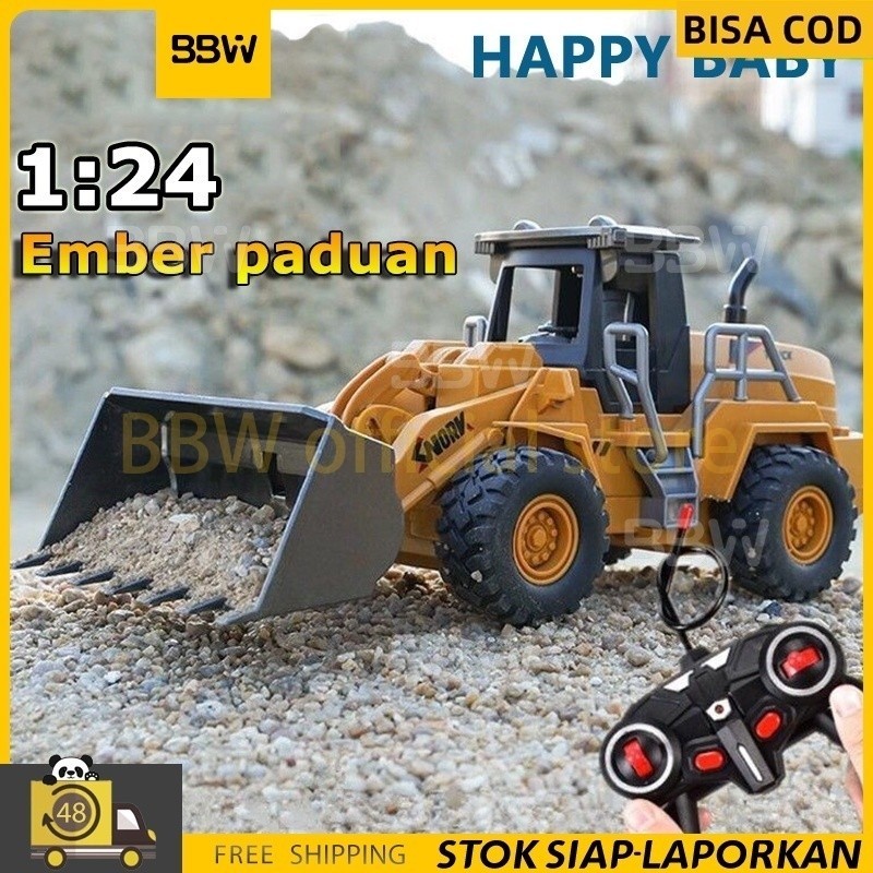 Jual Buldoser Remote Control RC Bulldozer Konstruksi Mainan Pemuat ...