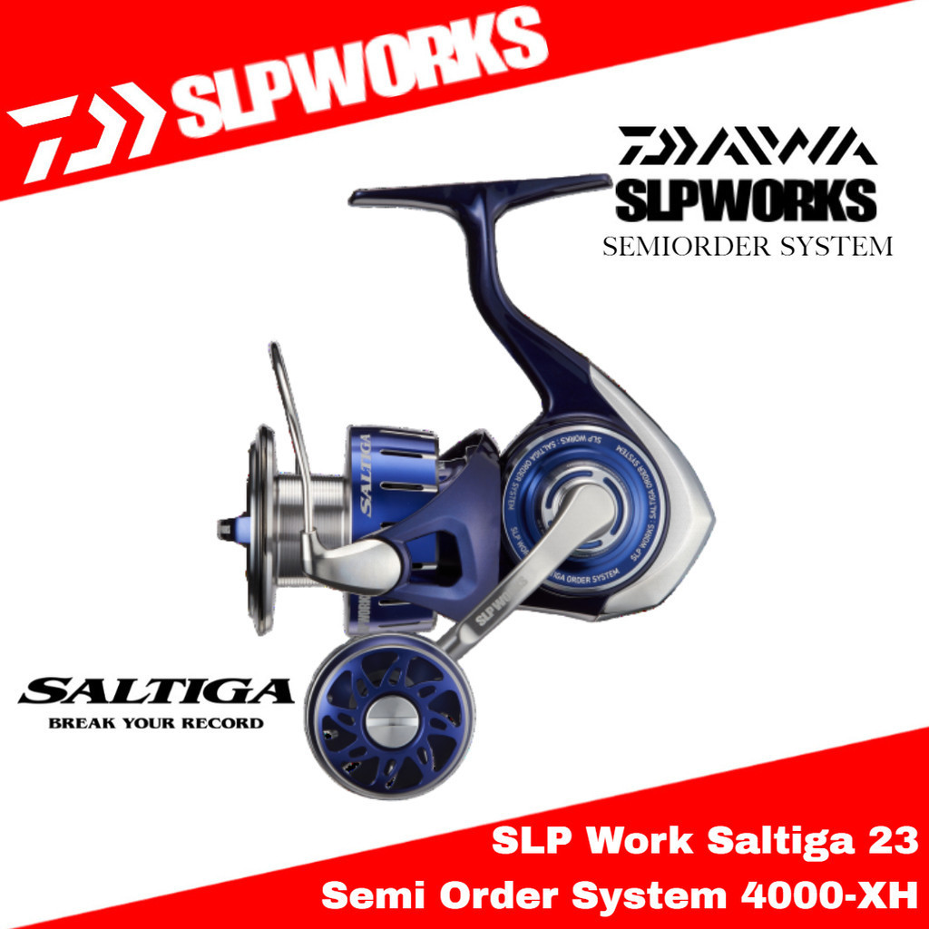 Jual Daiwa Spinning Reel Saltiga SLP Works 23 Semi Order System 4000-XH | Shopee Indonesia