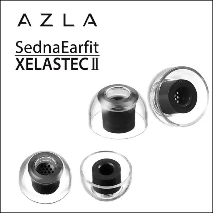 Jual AZLA SednaEarfit XELASTEC II/2 for IEM & TWS | Premium TPE ...