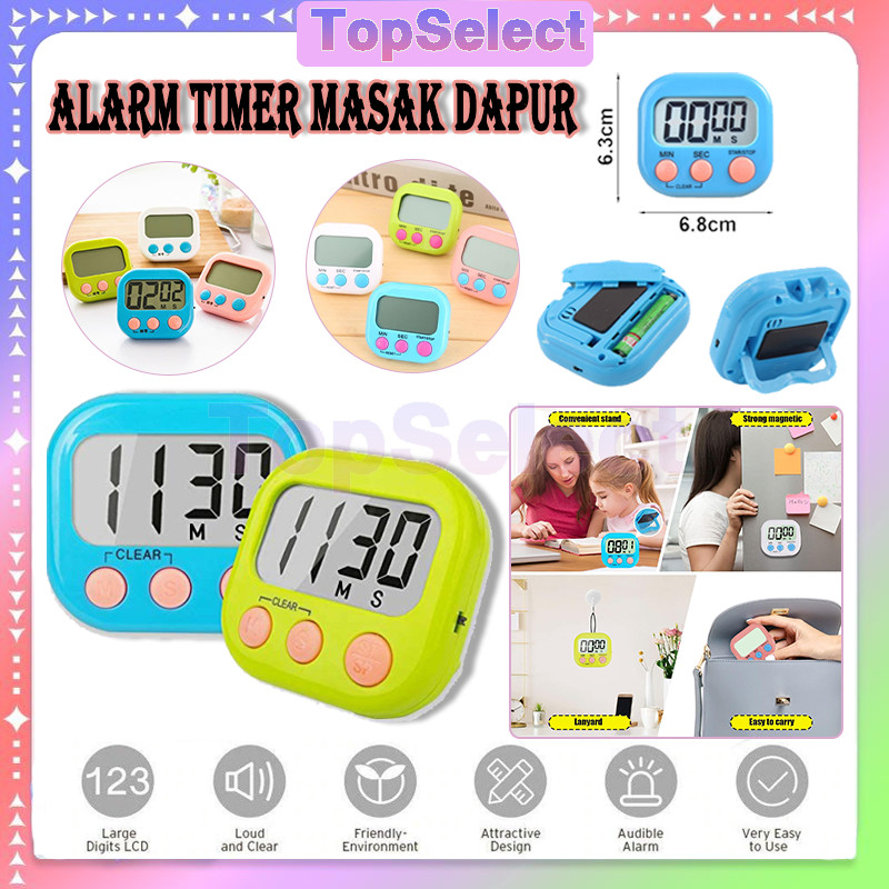 Jual Clock Stopwatch Digital Timer Kitchen Mini LCD/Digital Kitchen ...
