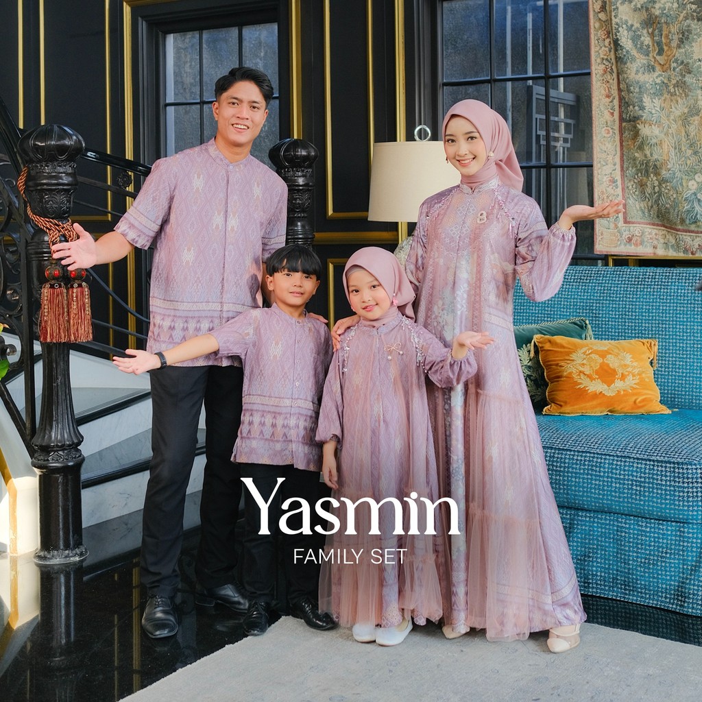 Jual Yasmin Couple BUNDLING Gamis dan Koko Premium Exclusive Special ...