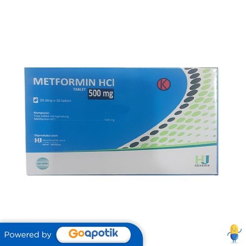 Jual Metformin Hcl Hexpharm 500 Mg Box 200 Tablet | Shopee Indonesia