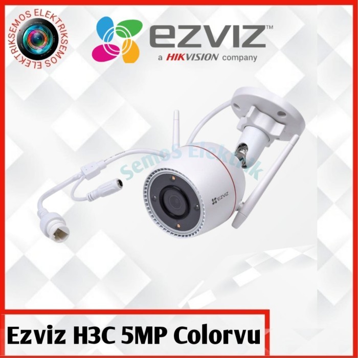 Jual EZVIZ H3C 3K 5MP Color Night Vision Two way Talk | Shopee Indonesia