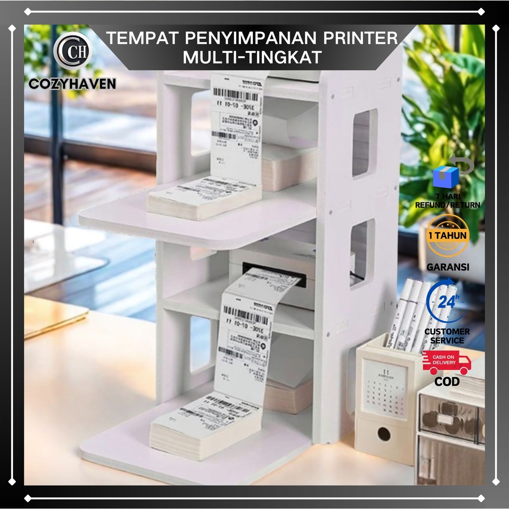 Jual CozyHaven - Rak Organizer Printer Struk Bertingkat Desain ...