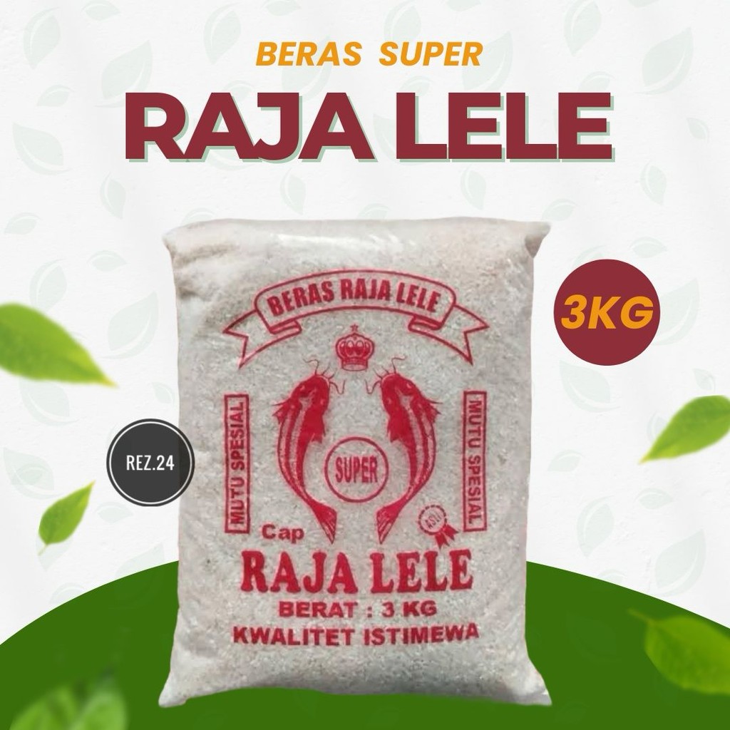 Jual Beras 3kg Cap Raja Lele | Shopee Indonesia