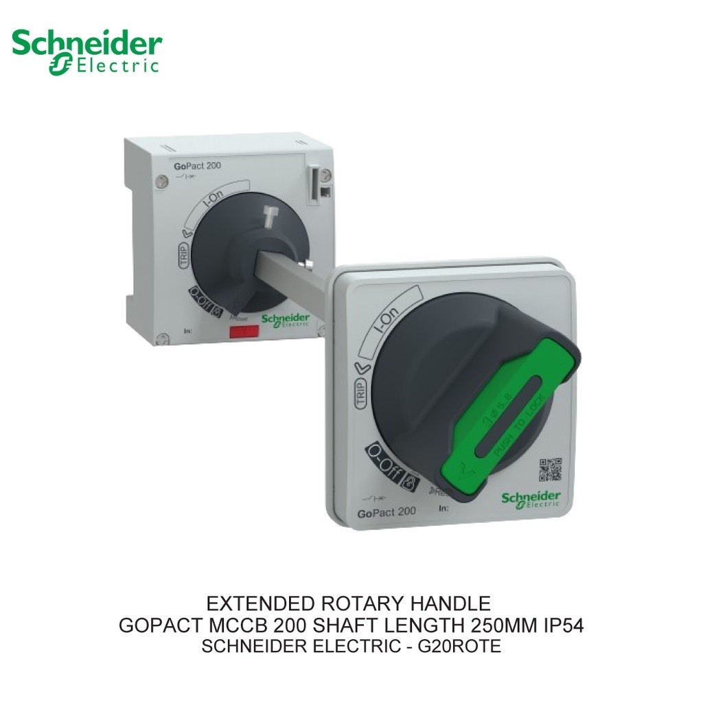 Jual SCHNEIDER Extended Rotary Handle Gopact Mccb 200 Shaft Length ...