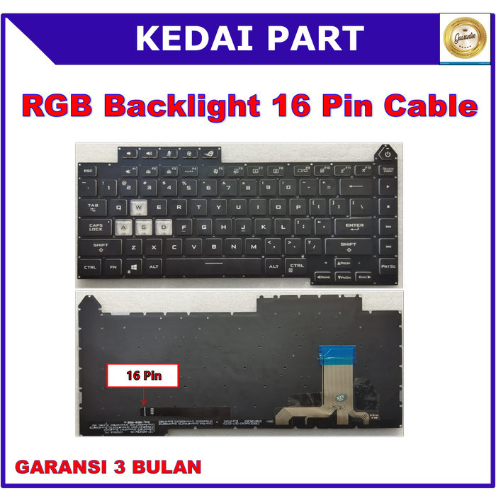 Jual Keyboard Asus ROG Strix G15 G513 G513X G513GT G513IE G513Q ...