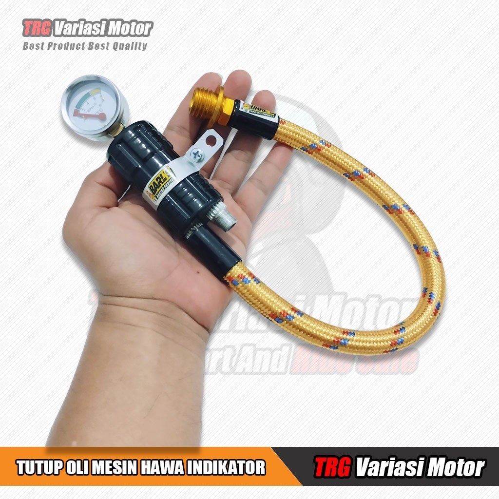Jual Tutup Oli Variasi Tutup Oli Mesin Set Tabung Hawa Indikator Black ...
