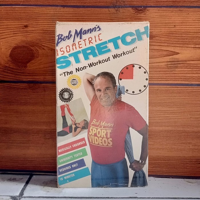 Jual VHS Bob Mann's Isometric Stretch | Shopee Indonesia
