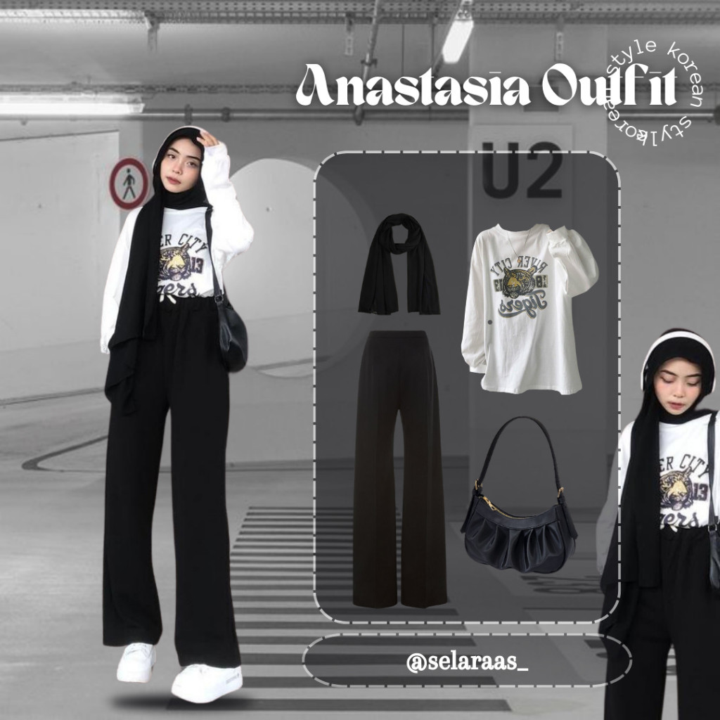 Jual TERBARU Anastia outfit set | senada | Oneset wanita kekinian ...
