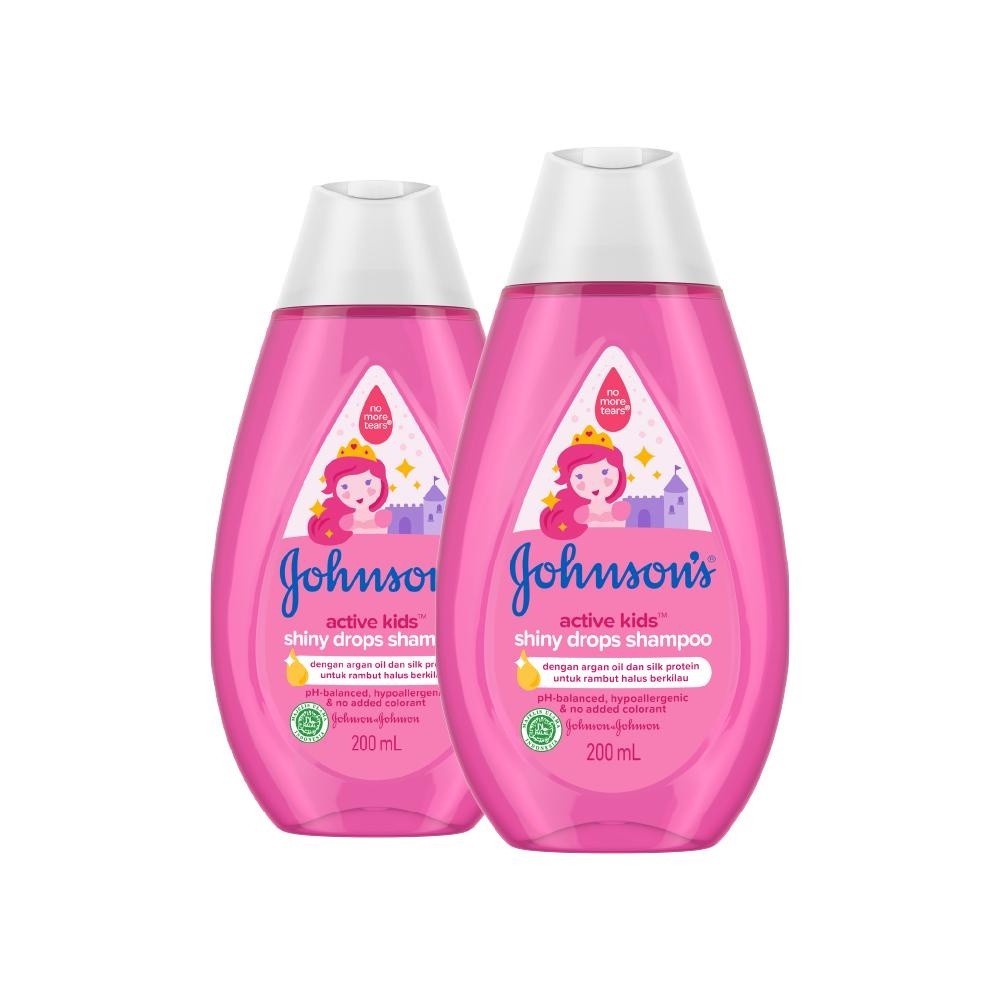 Jual JOHNSON'S Active Kids Shiny Drops Shampoo - Shampo Anak-anak 200ml ...