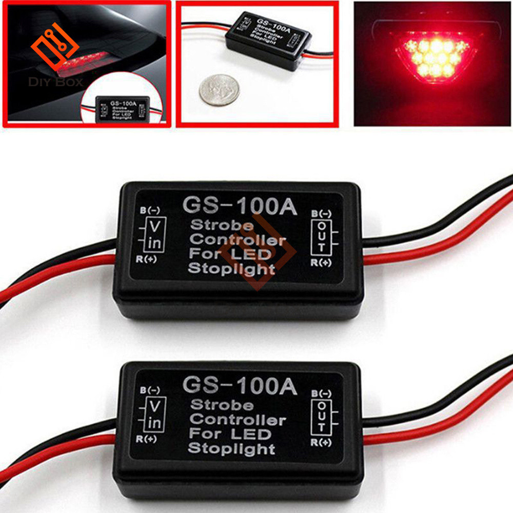 Jual Brake Light Flash Controller Module GS-100A Flash Strobe Controller Flasher Module for Car ...