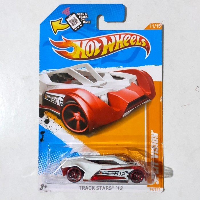 Jual FTS27 HW Hot Wheels Split Vision putih merah 2012 track stars ...