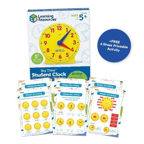 Jual Learning Resources Big Time Student Clock | Shopee Indonesia