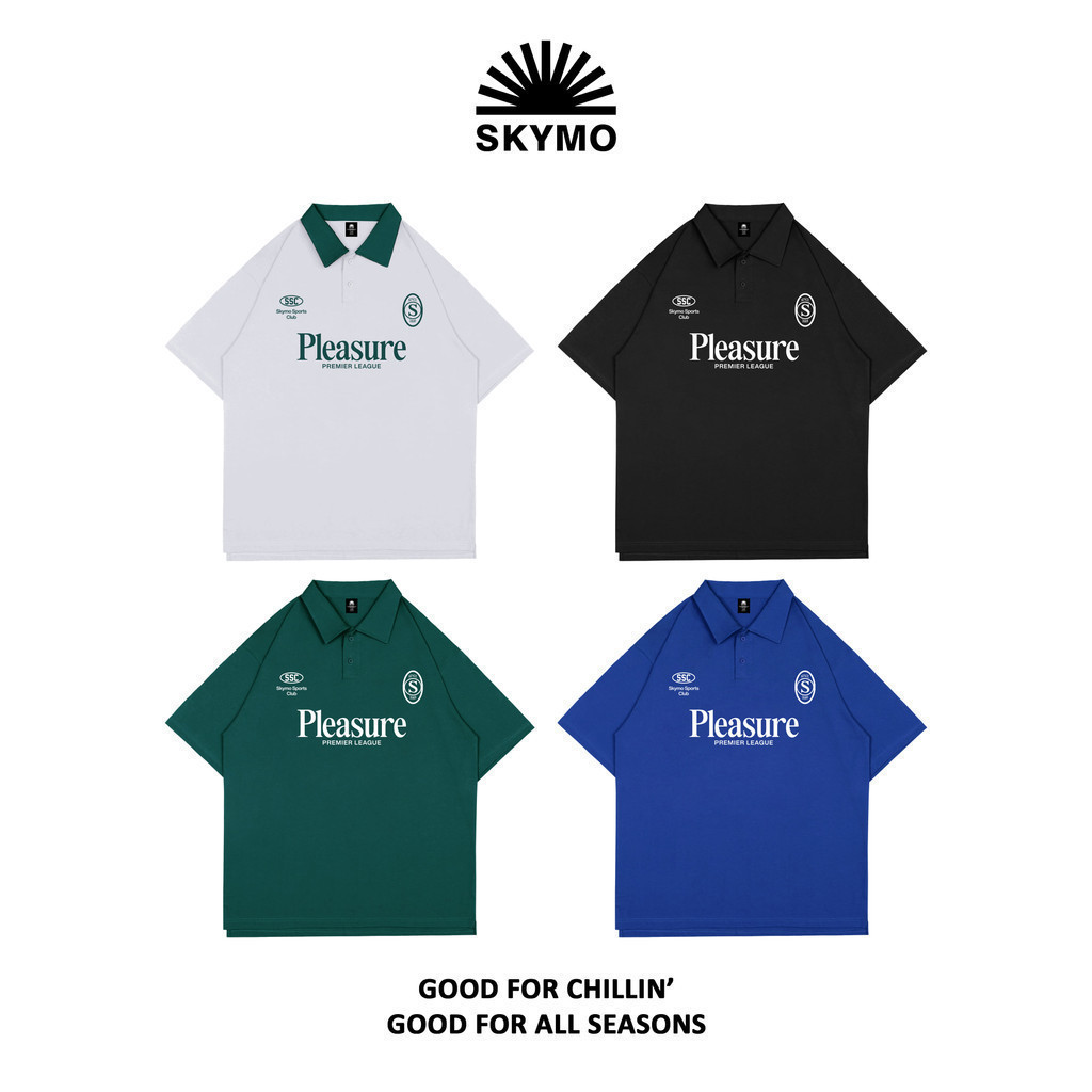 Jual Skymo Apparel Short Shirt Rugby Oversize Inter | Shopee Indonesia