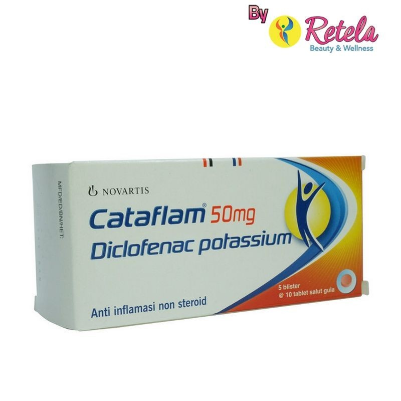 Jual CATAFLAM 50MG 1 BLISTER ISI 10 TABLET | Shopee Indonesia