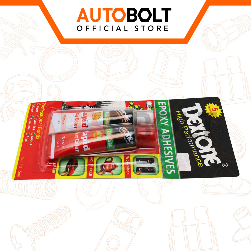 Jual DEXTONE Lem Rapid 5 Menit Adhesive New Rapid Formula Perekat Kuat ...