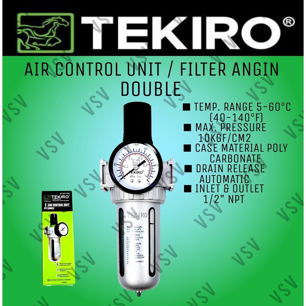 Jual AA99 Tekiro air control unit single Air Filter angin compressor ...