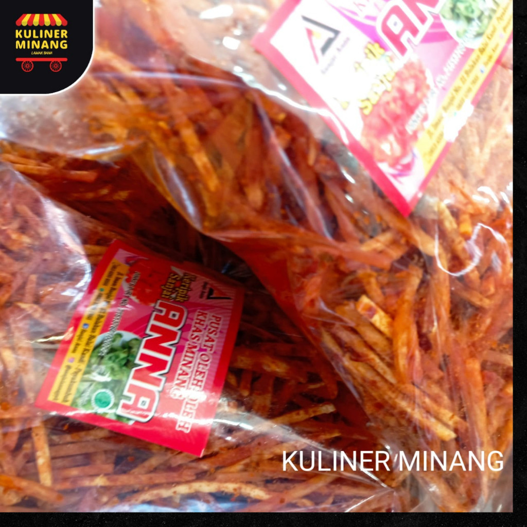 Jual Kerupuk Sanjai Lidi Tunjuak Talas Balado Anna 250 gr | Shopee ...
