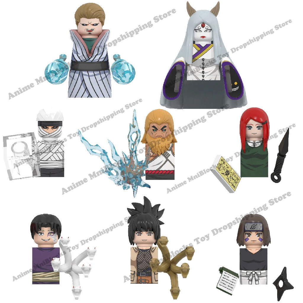 Jual WM Blocks WM6154 Naruto Kabuto Kaguya Tsuchikage Mu Rin Anko ...