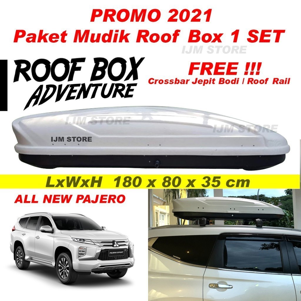 Jual PROMO SPESIAL Roof Box All new Pajero Sport Dakar Model Thule ...