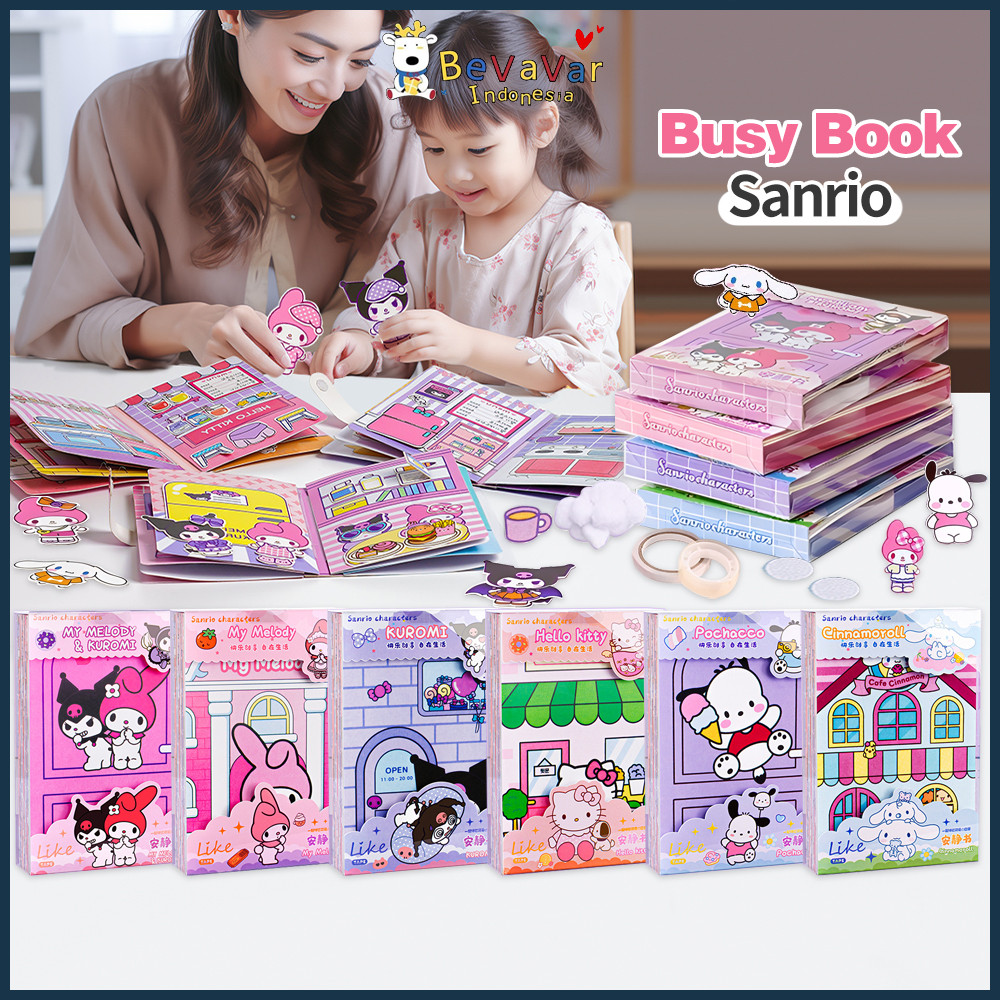 Jual BEVAVAR Diy quiet book buku busy book bayi mainan edukasi book ...