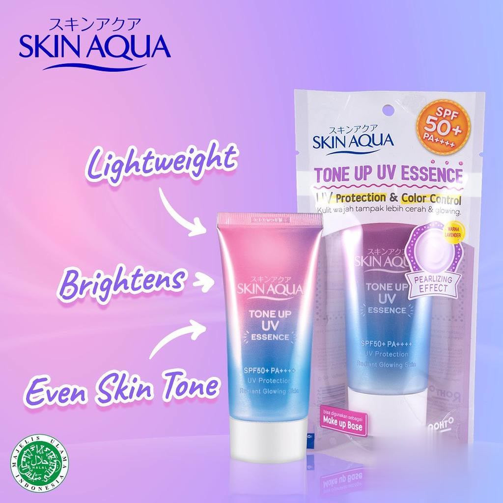 Jual SKIN AQUA Tone Up UV Essence | UV Moisture Milk SPF 50+ PA+++ 40g ...
