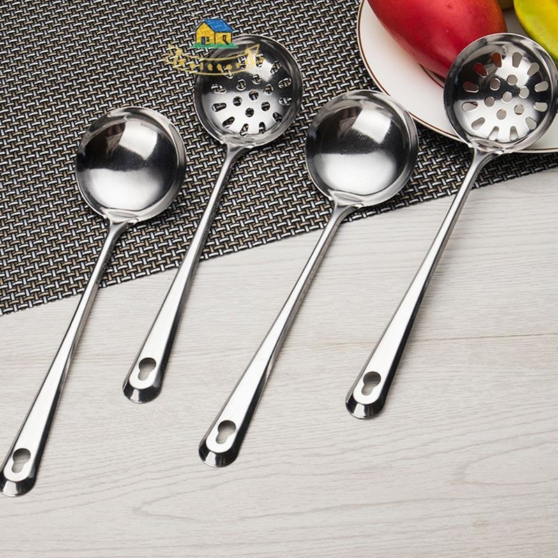 Jual Sendok Sup Masak Dapur Saringan Panci Panas Gagang Panjang Rumah ...