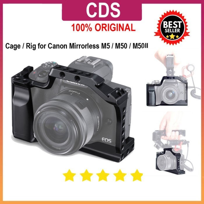 Jual Universal C-M50 Camera Cage RIG dan Hand Grip Canon EOS M50 M5 ...