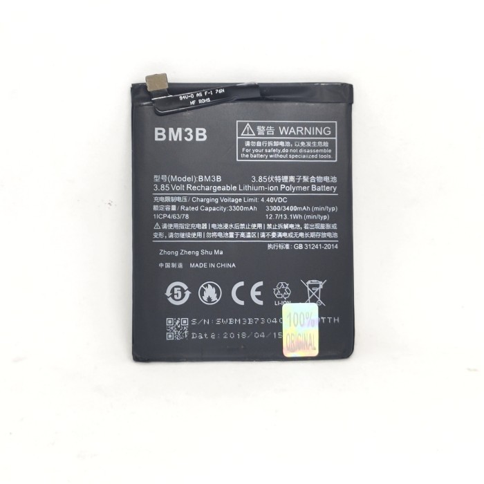 Jual Original 100% Baterai Xiaomi BM3B/Mi Mix 2 Battery Batre Hp | Shopee Indonesia