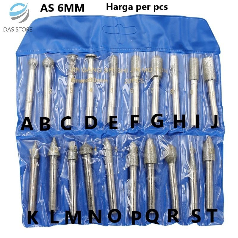 Jual mata bor DIAMOND AS 6MM POINTER MATA BOR INTAN TUNER grafir kayu ...